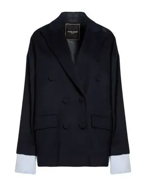 JACOB COHЁN Blazer Midnight Size Cashmere, Silk, Cotton