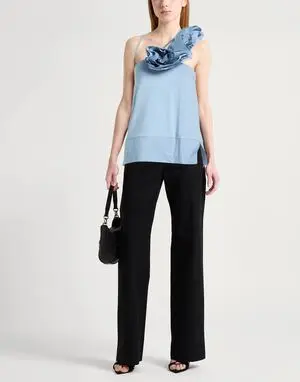 Alpha Studio Top Midnight Size Cotton, Elastane - Blue