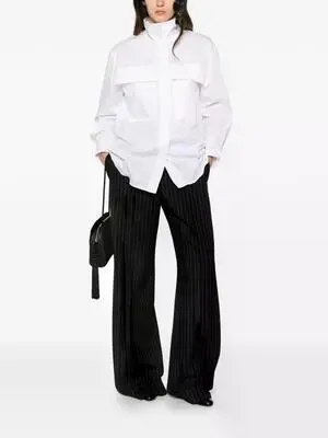 Sú High-neck Chest-pocket Shirt