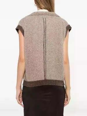 CUDDLEUP Half-placket Sweater