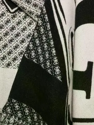 Guess Logo-print Fringed Scarf