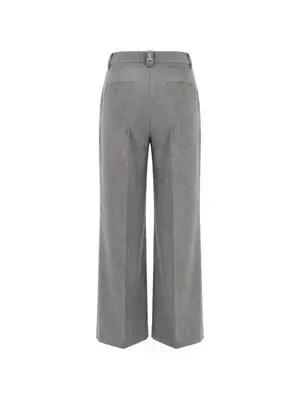 Patrizia Pepe Fly Rivet Straight-leg Trousers