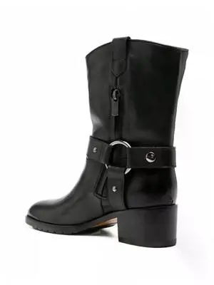DOUCAL'S Harness-detail Leather Boots