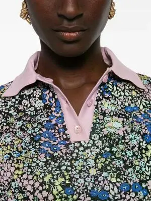 Moschino Floral-print Polo Shirt