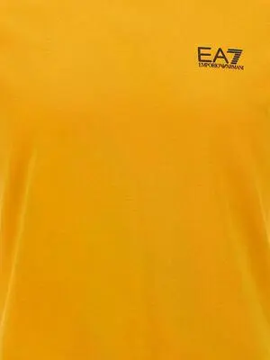 EA7 Logo-print Cotton T-shirt