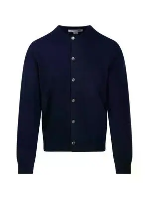 Comme Des Garçons Button-up Cardigan - Blue