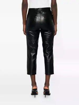 IRO PARIS Leather Cropped Trousers