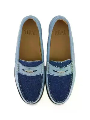 TORAL SHOES Coin Denim Loafers