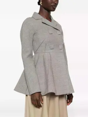 Moschino Double-breasted Peplum Jacket