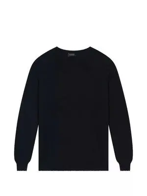 Tagliatore Crew-neck Cashmere Sweater - Blue