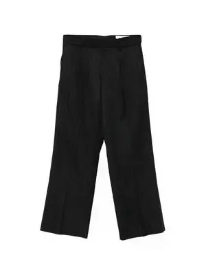 TONYWACK Pinstripe-pattern Belted Trousers