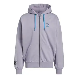 Adidas X Anthony Edwards Foundation Full Zip Hoody Asia Sizing - Slate