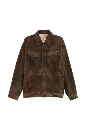 CALMLENCE Suede Leather Jacket
