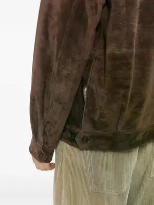 CALMLENCE Suede Leather Jacket