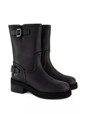 NUBIKK Eve Leva Buckle-detail Boots - Black