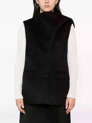 Sú Scarf-detail Sleeveless Waistcoat
