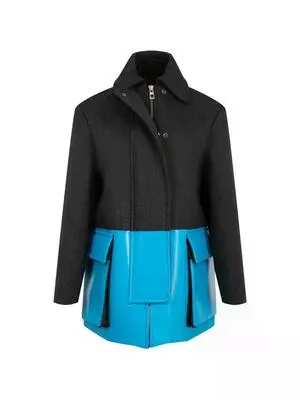 Loewe Colour-block Single-breasted Coat