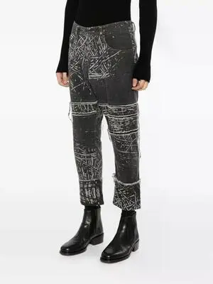 NUDE:MASAHIKO MARUYAMA All-over Graphic-print Trousers