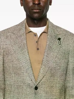 LARDINI Prince Of Wales Check Blazer