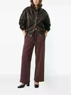 HALFBOY Epaulette Leather Jacket