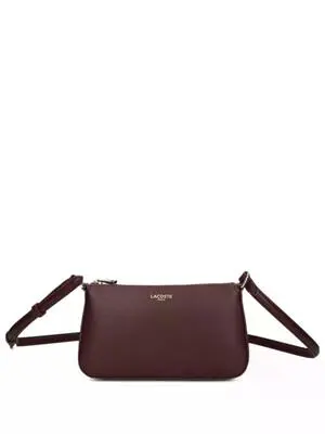 Lacoste Small Champs-élysées Logo-print Leather Cross-body Bag - Red