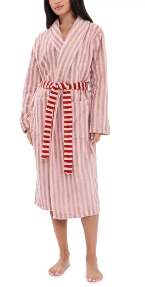 DUSEN DUSEN Terry Cotton Bathrobe - Ladybug