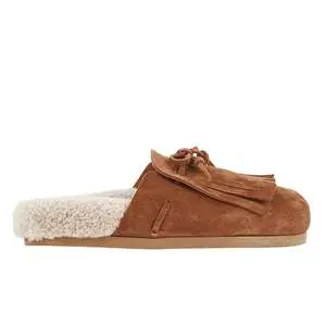 ANCIENT GREEK SANDALS Vasilitsa Fringe Rust