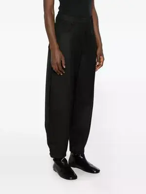 HUI MILANO Ardor Tapered-leg Trousers - Black