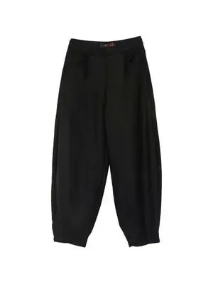 HUI MILANO Ardor Tapered-leg Trousers - Black