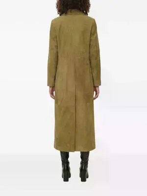 HALFBOY Double-breasted Suede Coat