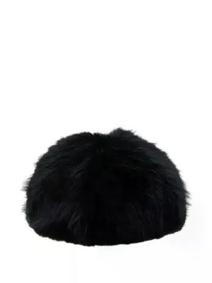 Comme Des Garçons Faux-fur Curved-peak Cap