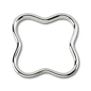 SAINT BOTOLPH Logo Bangle In Sterling - Silver