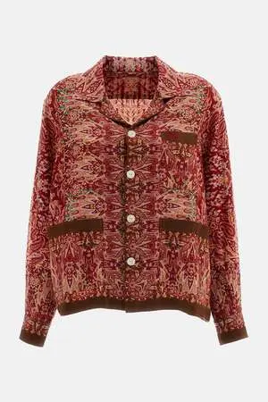 BODE NEW YORK Camicia Arrowleaf - Rosso