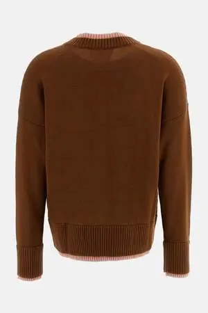 Plan C Maglione Girocollo Effetto Layering - Multicolor