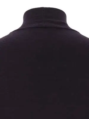 Giorgio Armani Wool Turtleneck Sweater - Blue