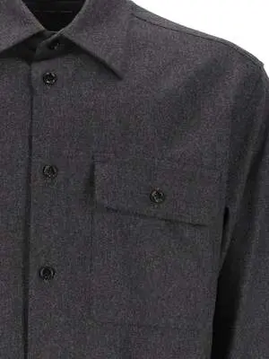 Burberry Wool And Cashmere Overshirt