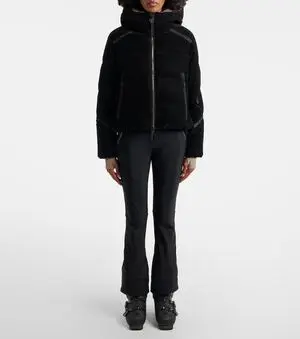 Toni Sailer Swalina Hooded Down Velvet Ski Jacket