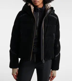 Toni Sailer Swalina Hooded Down Velvet Ski Jacket