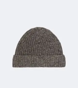 Auralee Ribbed-knit Cashmere Beanie - Grey