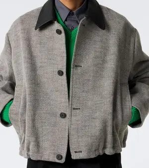 Studio Nicholson Howth Wool And Cotton-blend Twill Jacket