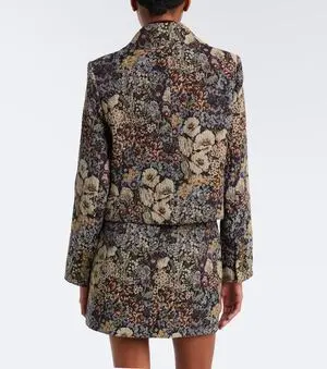 Veronica Beard Wilde Floral Jacquard Jacket