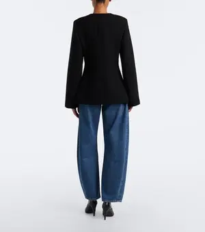 AGOLDE Luna Pieced Barrel-leg Jeans