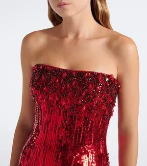 Jenny Packham Honesty Embellished Bustier Gown