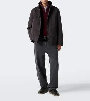 Dunhill Quilted Cotton And Silk Jacket