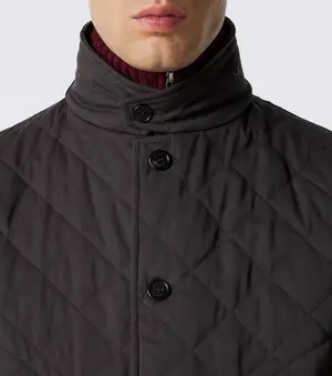 Dunhill Quilted Cotton And Silk Jacket