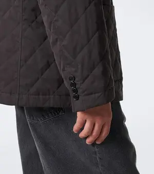 Dunhill Quilted Cotton And Silk Jacket