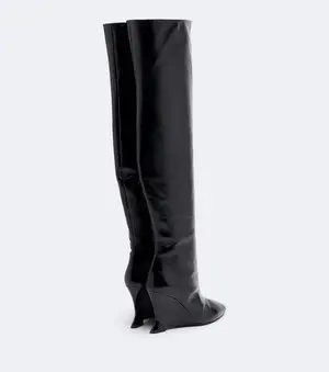 Balmain Leather Over-the-knee Boots