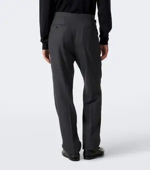 Dunhill Wool And Cashmere Straight Pants