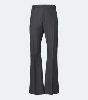 JIL SANDER Wool And Mohair Bootcut Pants