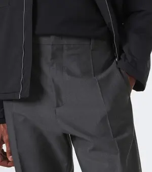 JIL SANDER Wool And Mohair Bootcut Pants